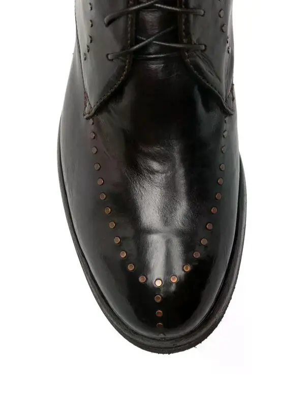 LEMARGO Studded Lace-up Boots