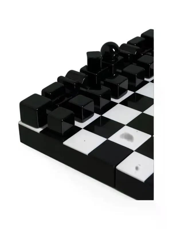 CU I SEEYOU Checkered Chess Set
