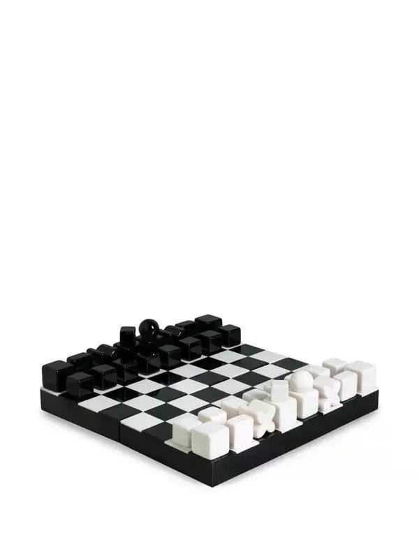 CU I SEEYOU Checkered Chess Set