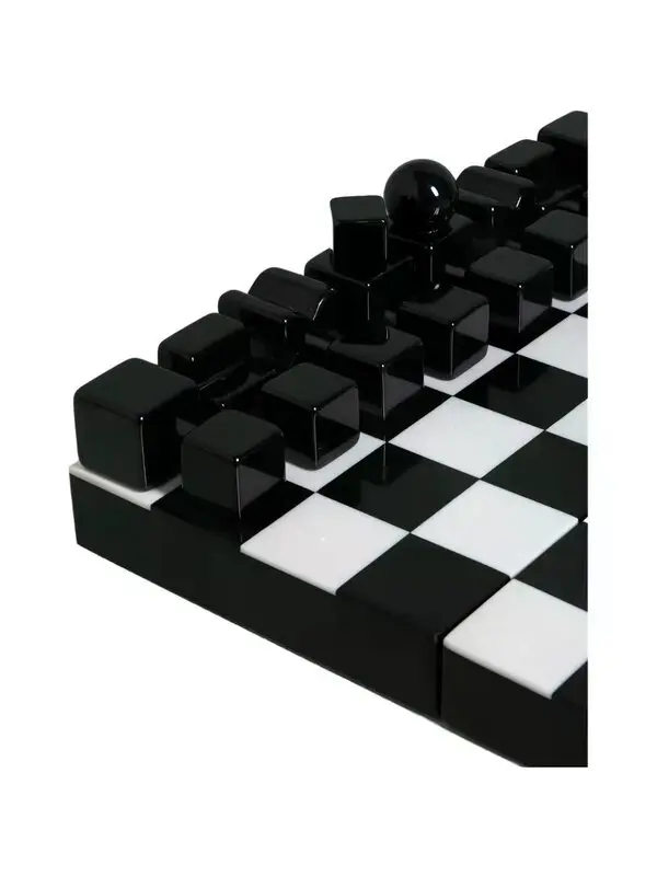 CU I SEEYOU Checkered Chess Set