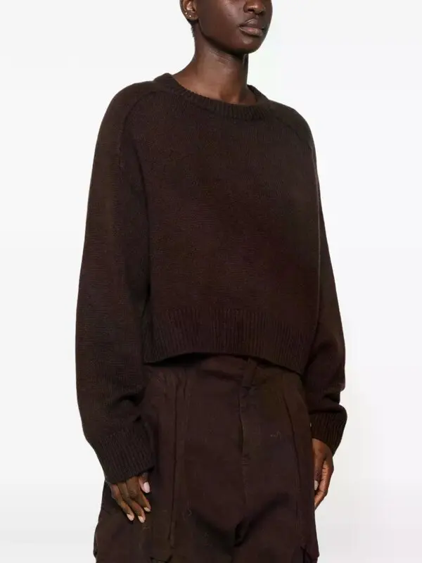 Soft Goat Ribbed-knit Sweater