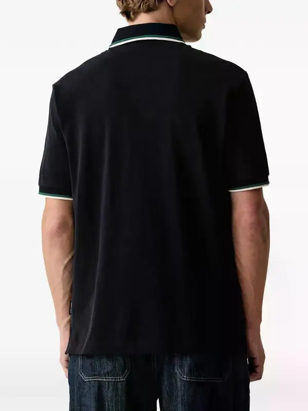 Armani Exchange Logo-embroidered Polo Shirt