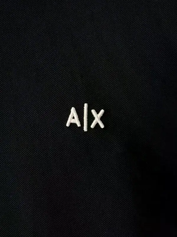 Armani Exchange Logo-embroidered Polo Shirt