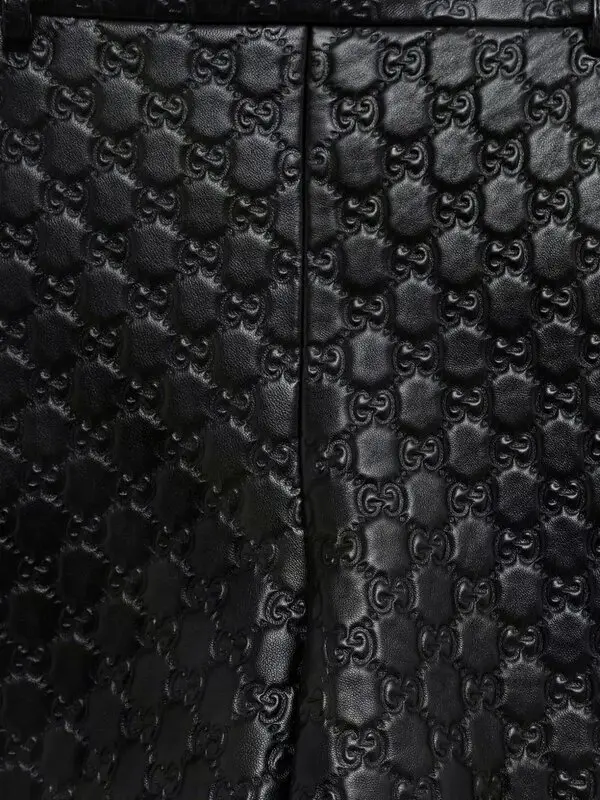Gucci Gg-motif Shorts - Black