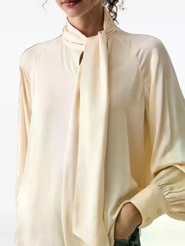 Liu Jo Pussy-bow Long-sleeve Blouse