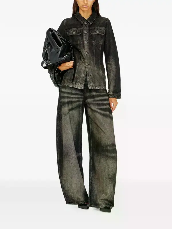 DIESEL® Relaxed Jeans High-waist 1987 D-khelz - Black