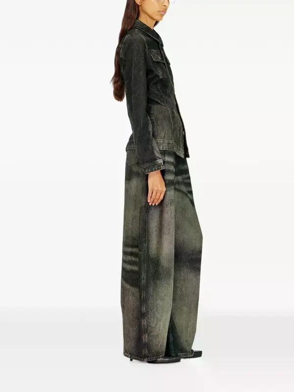 DIESEL® Relaxed Jeans High-waist 1987 D-khelz - Grey