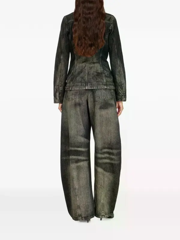 DIESEL® Relaxed Jeans High-waist 1987 D-khelz - Grey