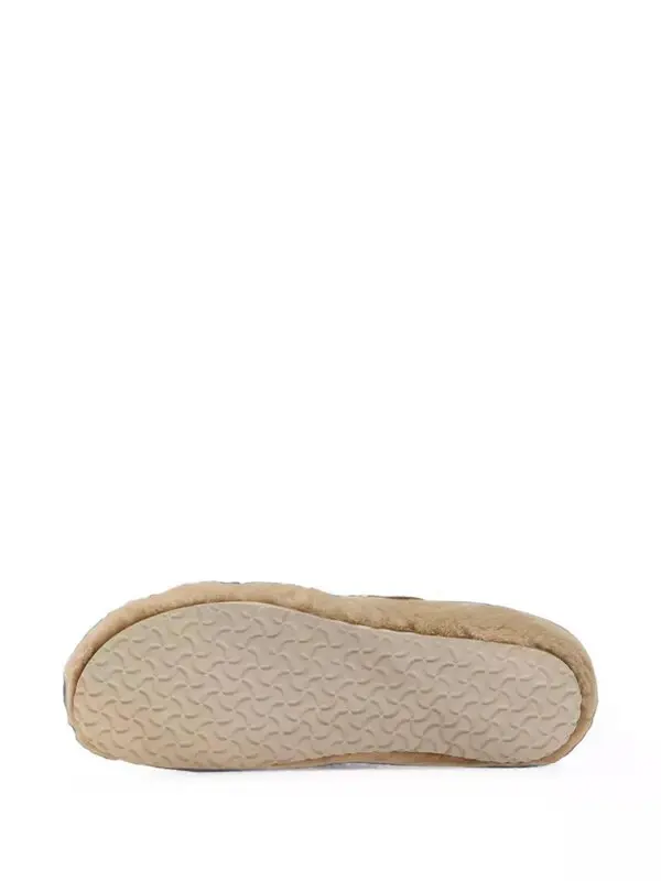 BIRKENSTOCK Santa Clarita Shearling Ballet Flats - Neutrals