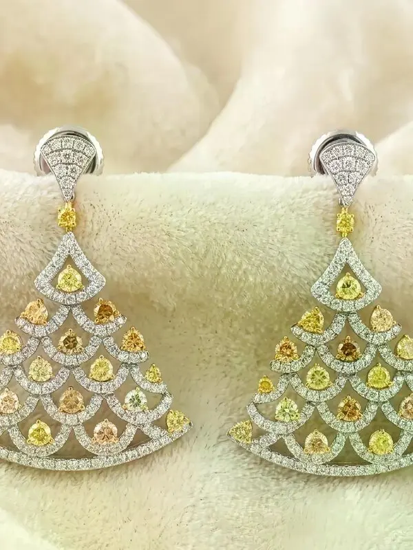 HYT JEWELRY Diamond Drop Earrings