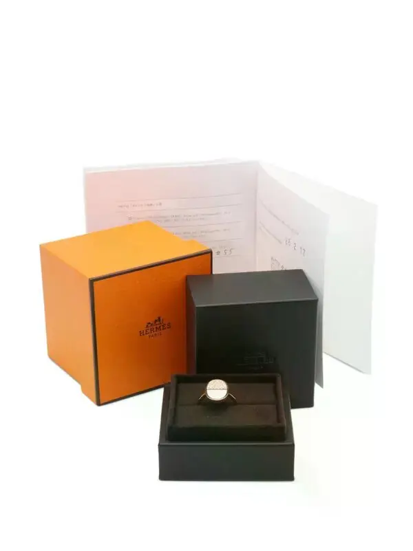 Hermès 2010s Mm Chaine D'ancre Verso Diamond Ring