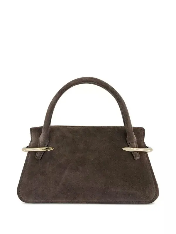 Givenchy Mini Pinch Suede Tote Bag - Grey