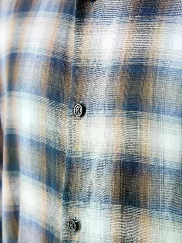 Armani Exchange Check-pattern Button-up Shirt