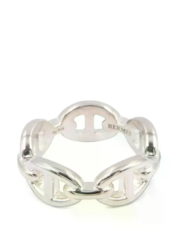Hermès 2020s Enchene Pm Ring - Silver