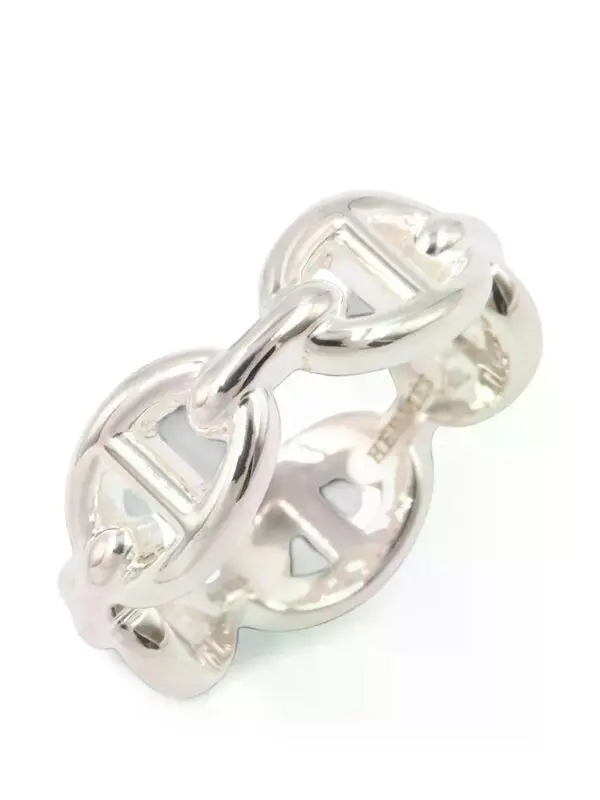 Hermès 2020s Enchene Pm Ring - Silver