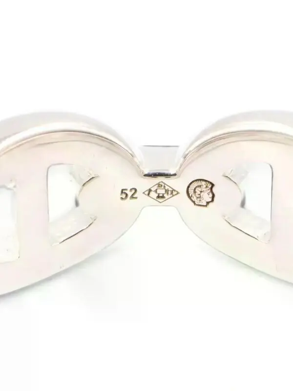 Hermès 2020s Enchene Pm Ring - Silver