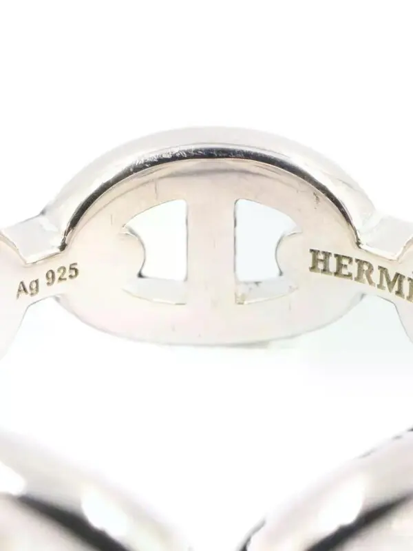 Hermès 2020s Enchene Pm Ring - Silver