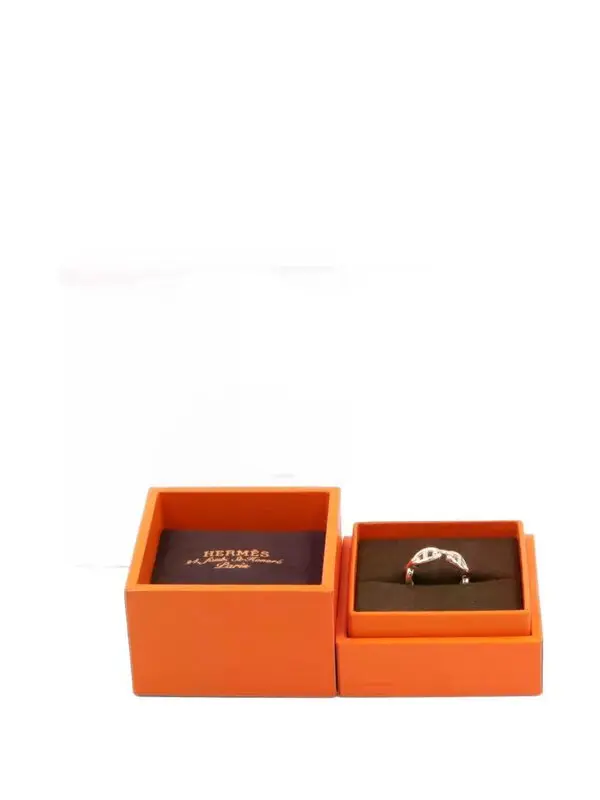 Hermès 2020s Enchene Pm Ring - Silver