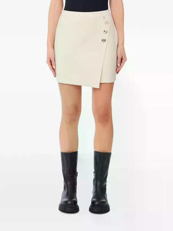 Liu Jo Knit Mini Skirt - Neutrals