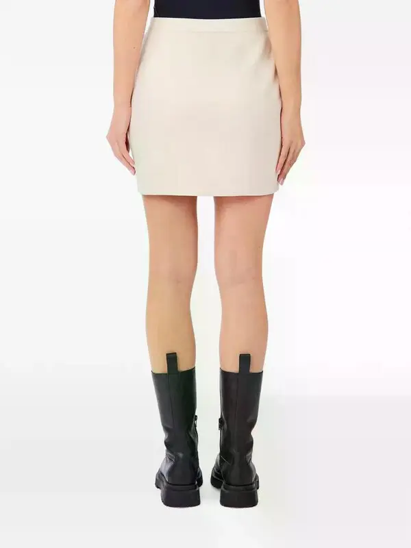 Liu Jo Knit Mini Skirt - Neutrals