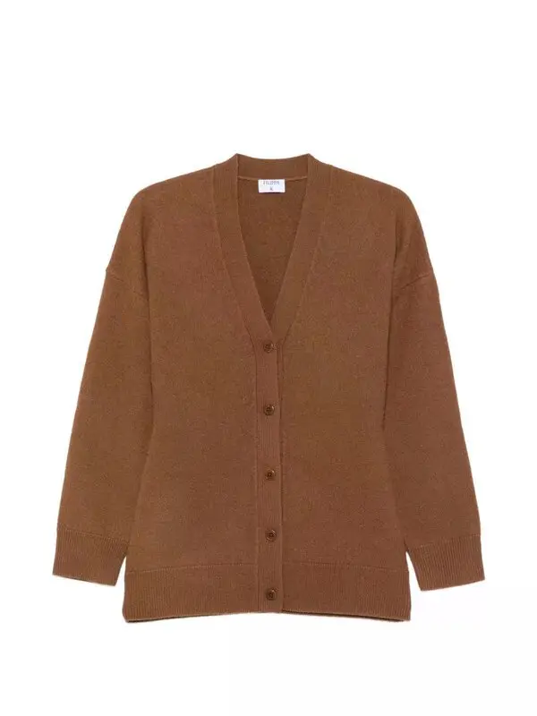 Filippa K Hourglass Felted V-neck Button-up Cardigan