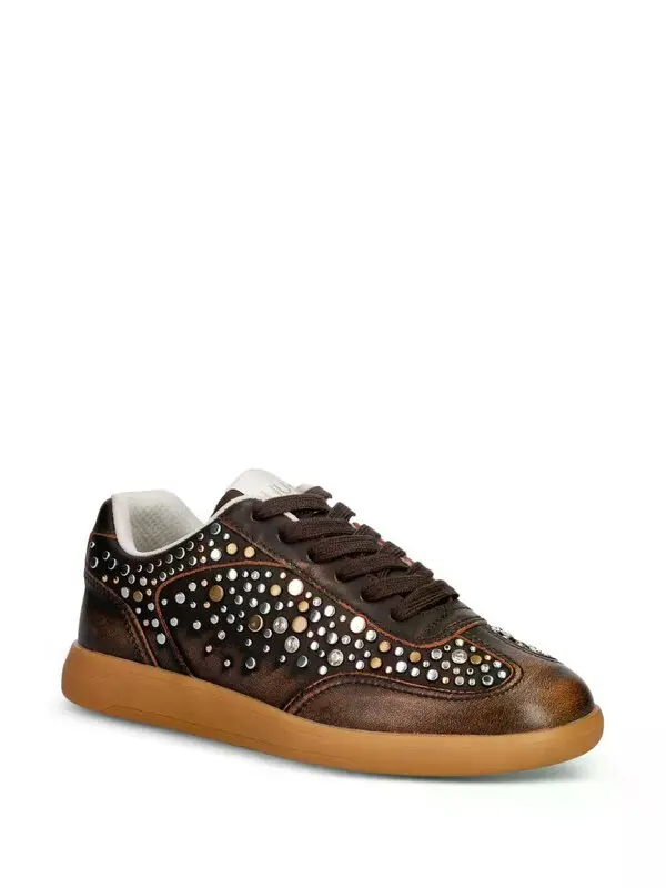 Liu Jo Stud-embellished Leather Sneakers