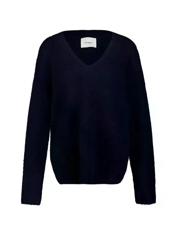 LISA YANG Leona V-neck Sweater - Blue