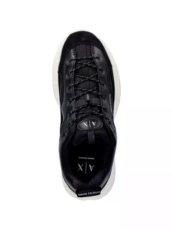 Armani Exchange Logo-patch Panelled Sneakers