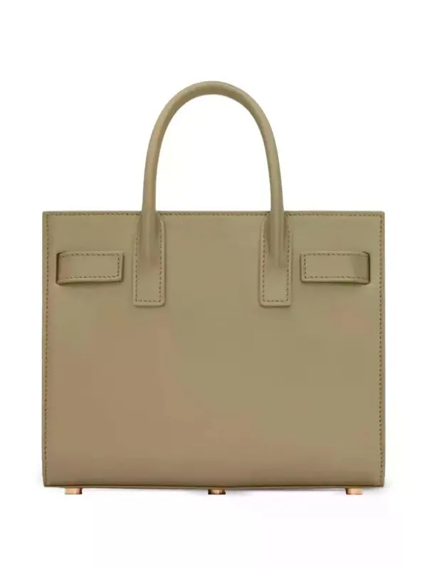 Saint Laurent Sac De Jour In Smooth Leather- Nano Bag - Green