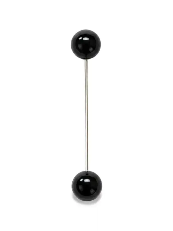 Emporio Armani Pearl-effect Sphere Brooch - Silver