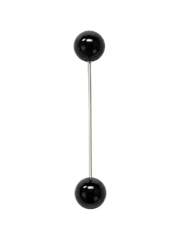 Emporio Armani Pearl-effect Sphere Brooch - Silver