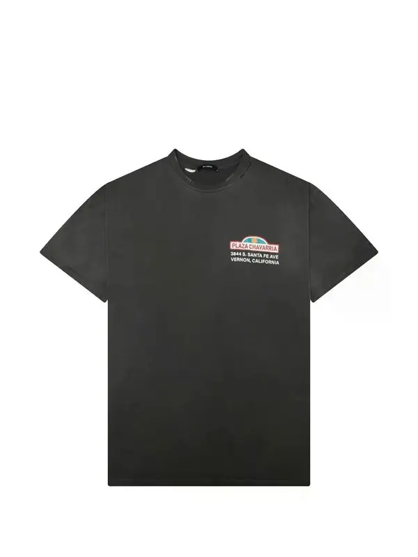 WILLY CHAVARRIA Graphic-print Distressed T-shirt