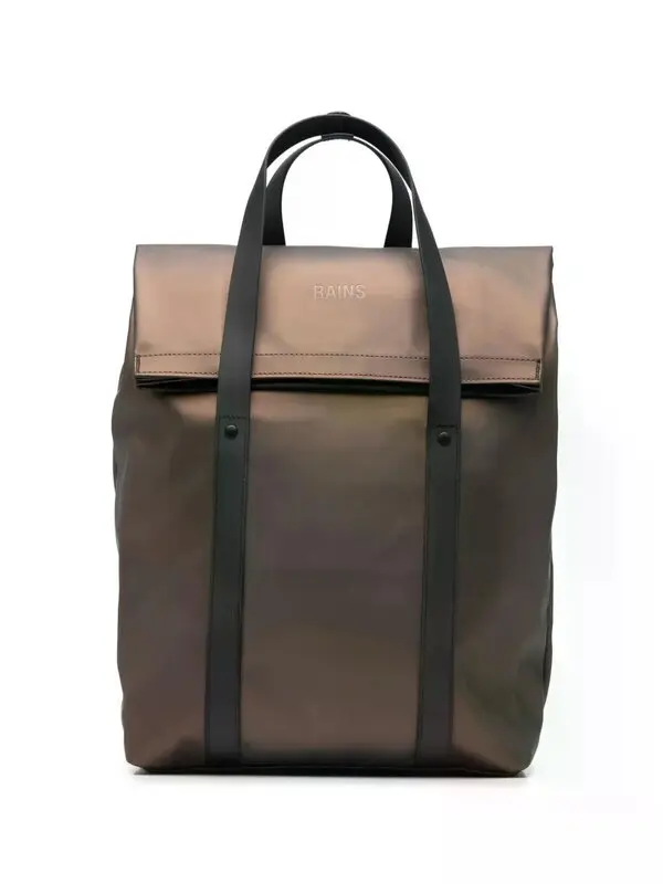 Rains 2 Way Foldover-top Backpack - Brown