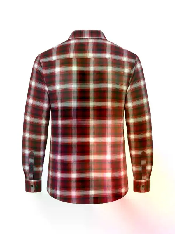 Armani Exchange Check-print Long-sleeve Shirt
