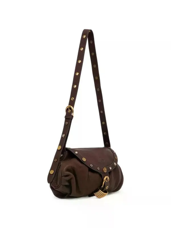 Miss Sixty Embellished Buckled Shoulder Bag