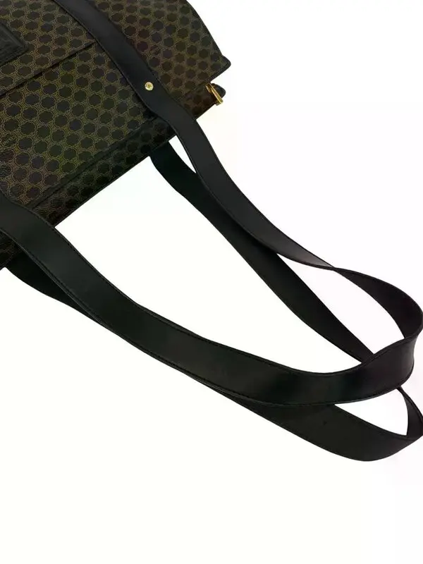 Celine 1998 Macadam Coated Canvas Tote Bag