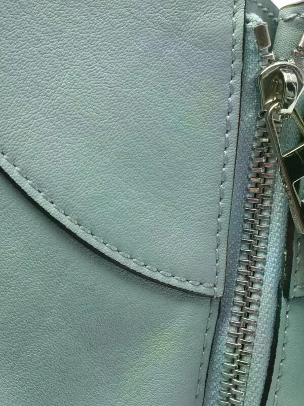 Loewe 2000s Hammock Leather Tote Bag - Blue