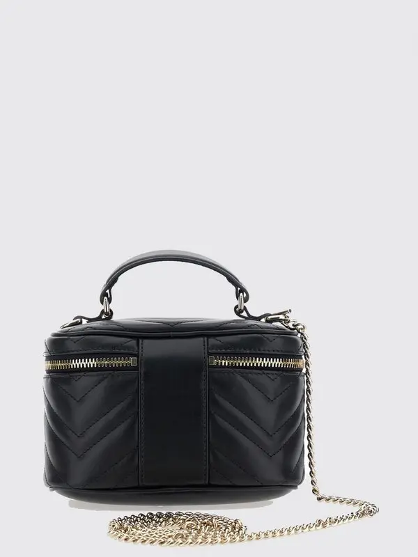Gucci Gg Marmont Mini Handbag In Chevron Matelasse Nappa Leather