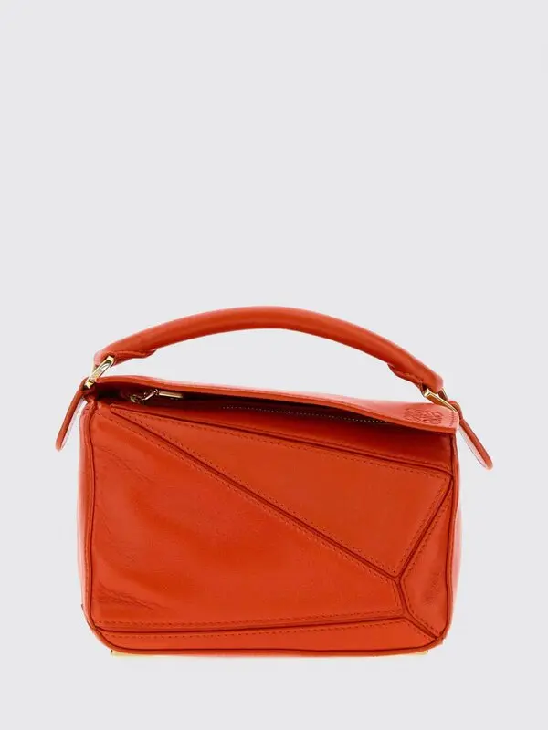 Loewe Mini Puzzle Asymmetric Lamb Nappa Handbag