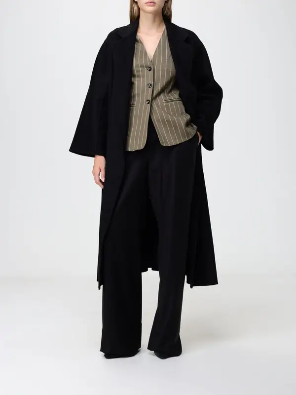 Max Mara Long 100% Cashmere Robe Coat With Belt