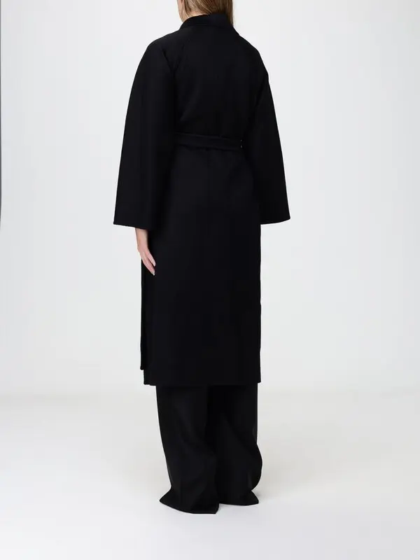 Max Mara Long 100% Cashmere Robe Coat With Belt