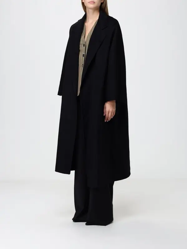 Max Mara Long 100% Cashmere Robe Coat With Belt