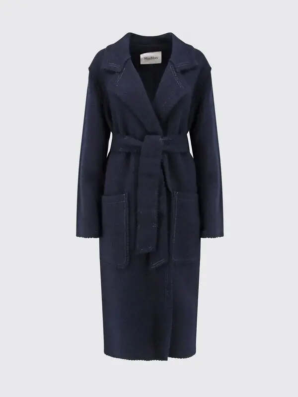 Max Mara Jene Wool And Cashmere Belted Robe Coat