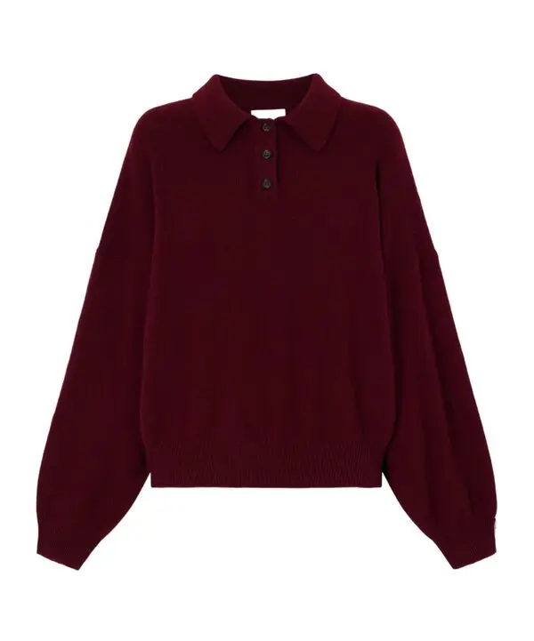 LISA YANG Polo Collar Sweater
