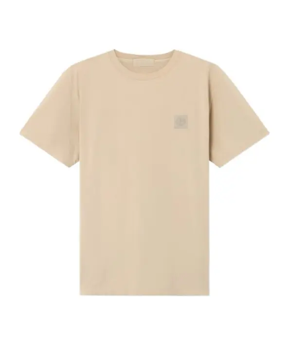 Stone Island Slim-fit T-shirt With Tonal Compass Logo Patch