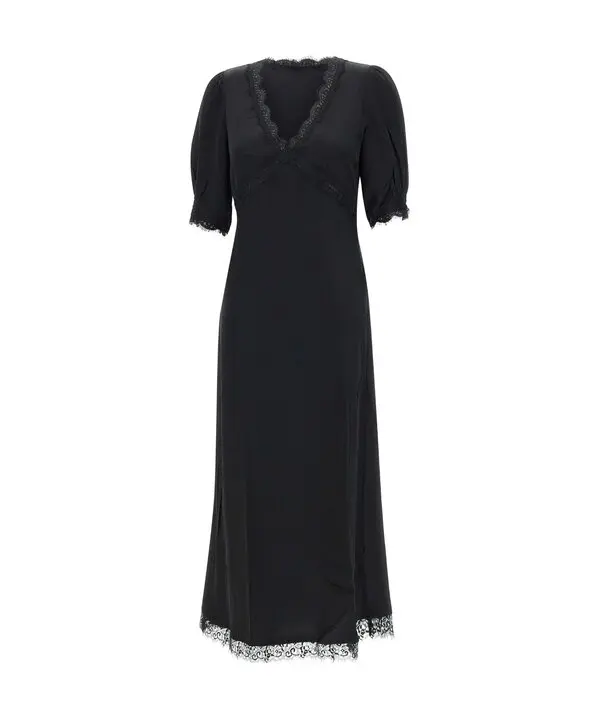 Rixo Annina V-neck Midi Dress