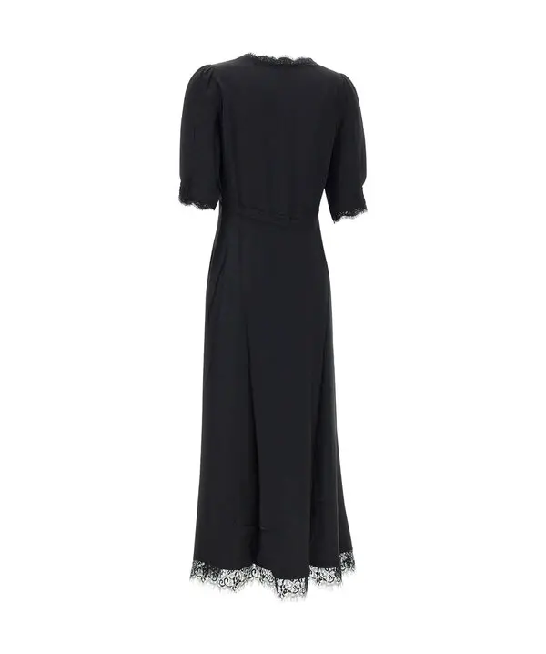 Rixo Annina V-neck Midi Dress