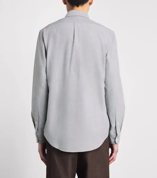 Polo Ralph Lauren Cotton Custom Fit Oxford Shirt - Grey