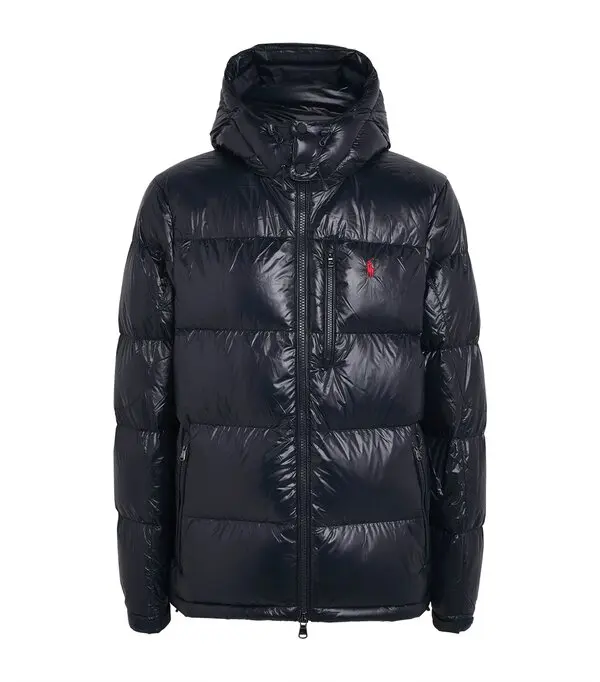 Polo Ralph Lauren Down-padded Gorham Glossed Jacket - Navy