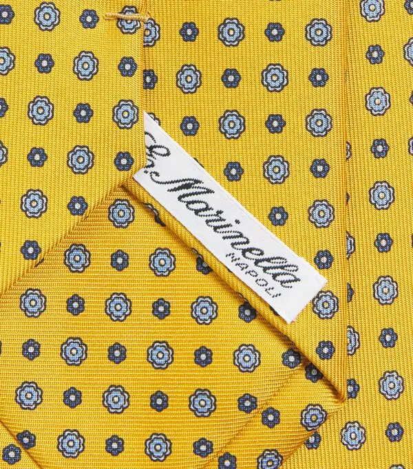 E. MARINELLA Silk Floral Tie